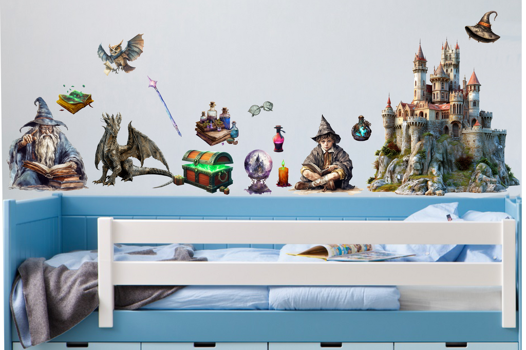 Harry Potter Flying wall art sticker, great for any room – Wall Art Shop